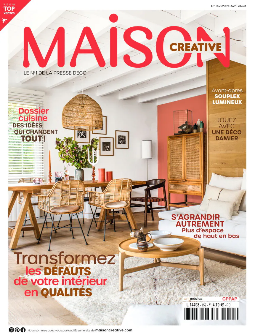 Votre magazine MAISON CRÉATIVE N°1 de la presse déco